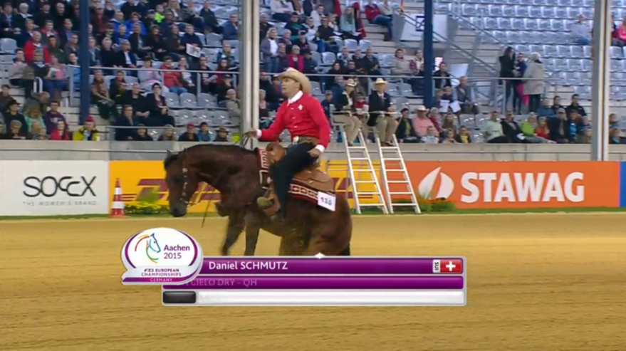 Daniel Schmutz champion de Suisse de reining | Le Cavalier Romand